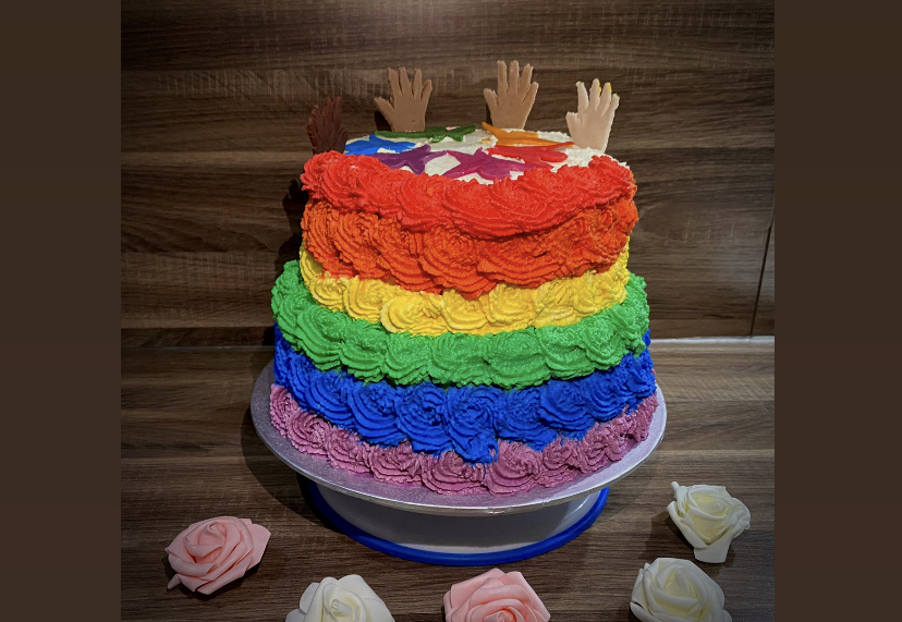 Together taste better- in and out Diversity Cake 🌈 | Kenwood Club