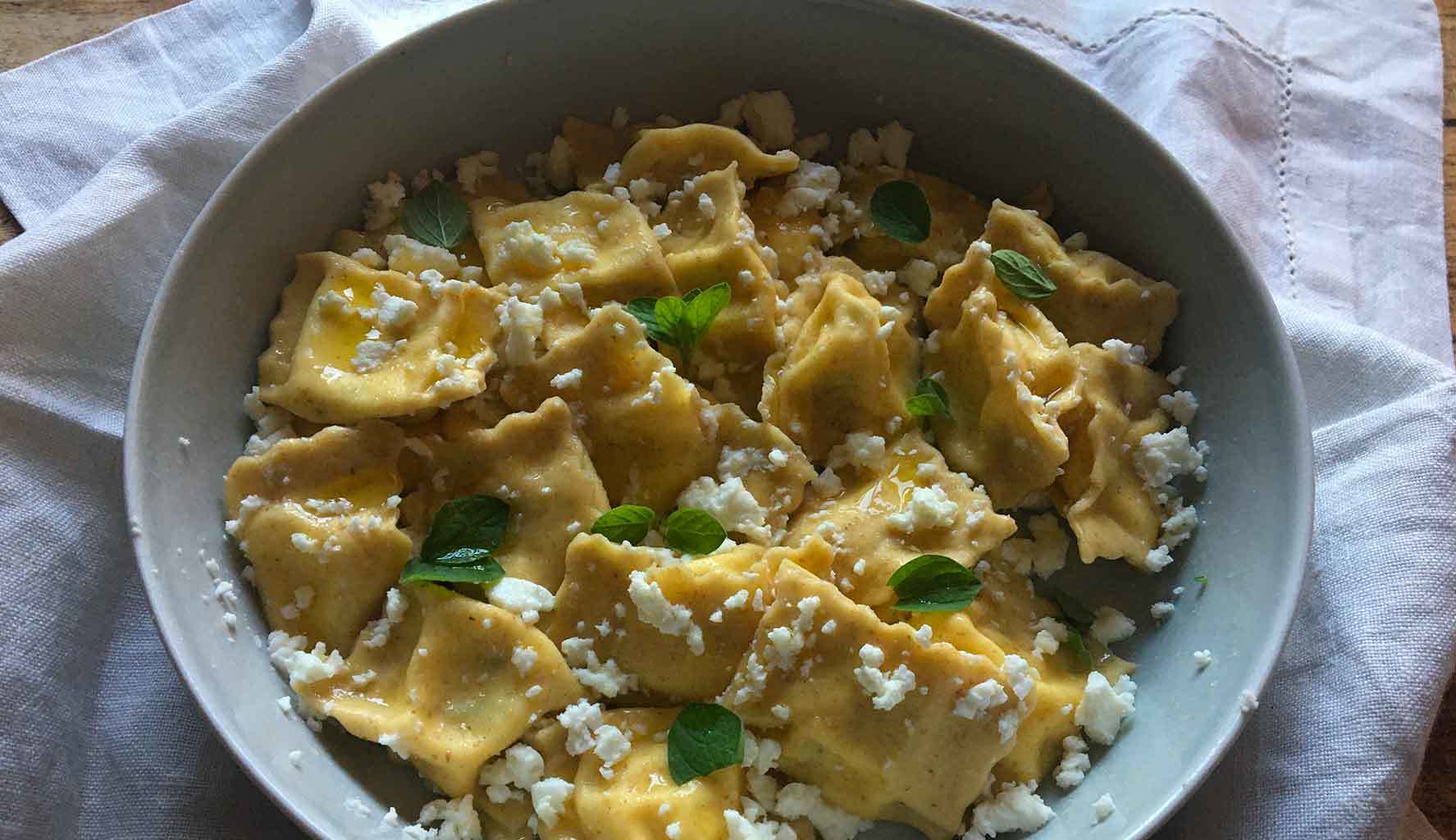 Plin ripieni di feta e scorzette di limone | Kenwood Club