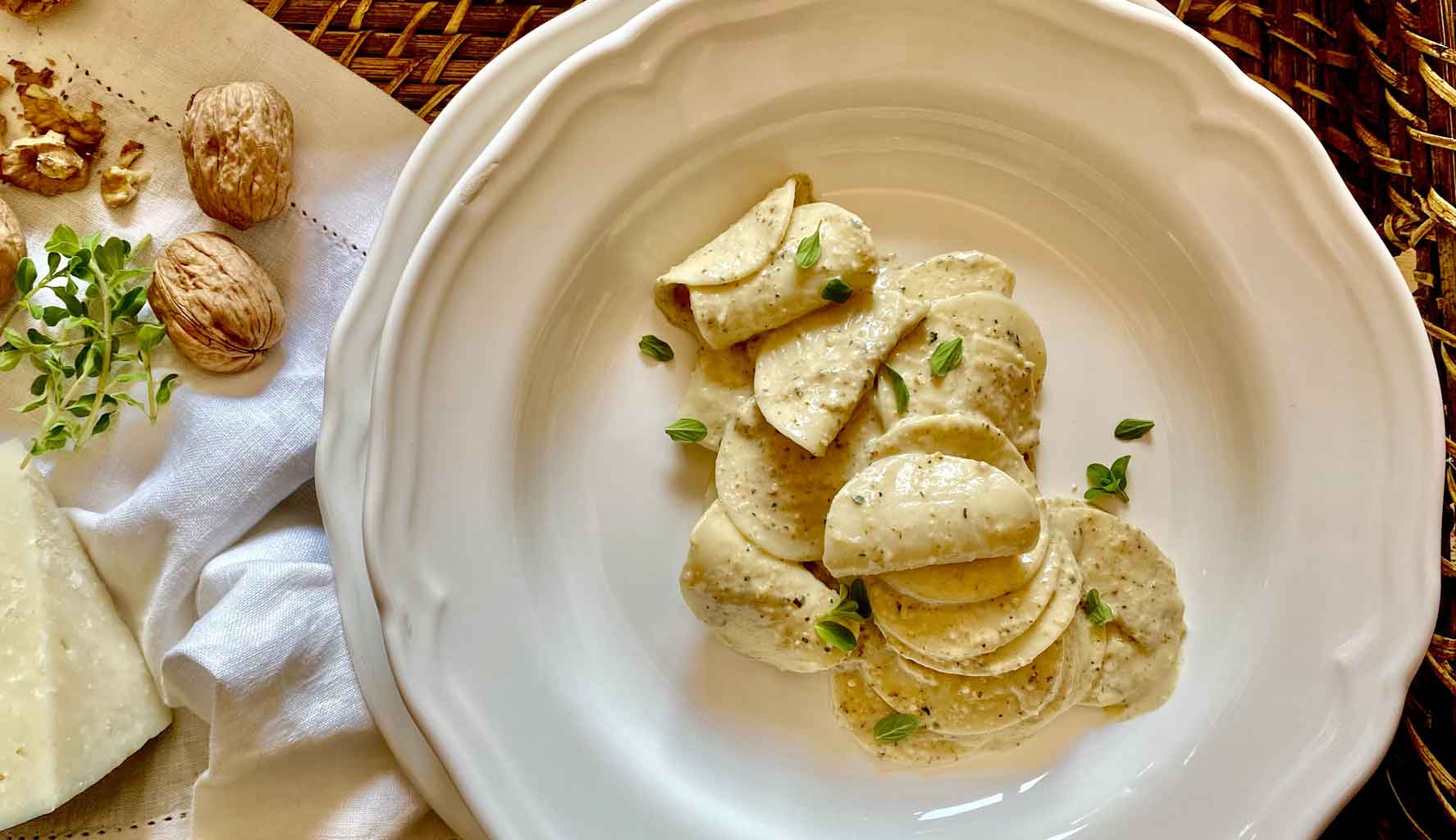 Corzetti con salsa alle noci | Kenwood Club