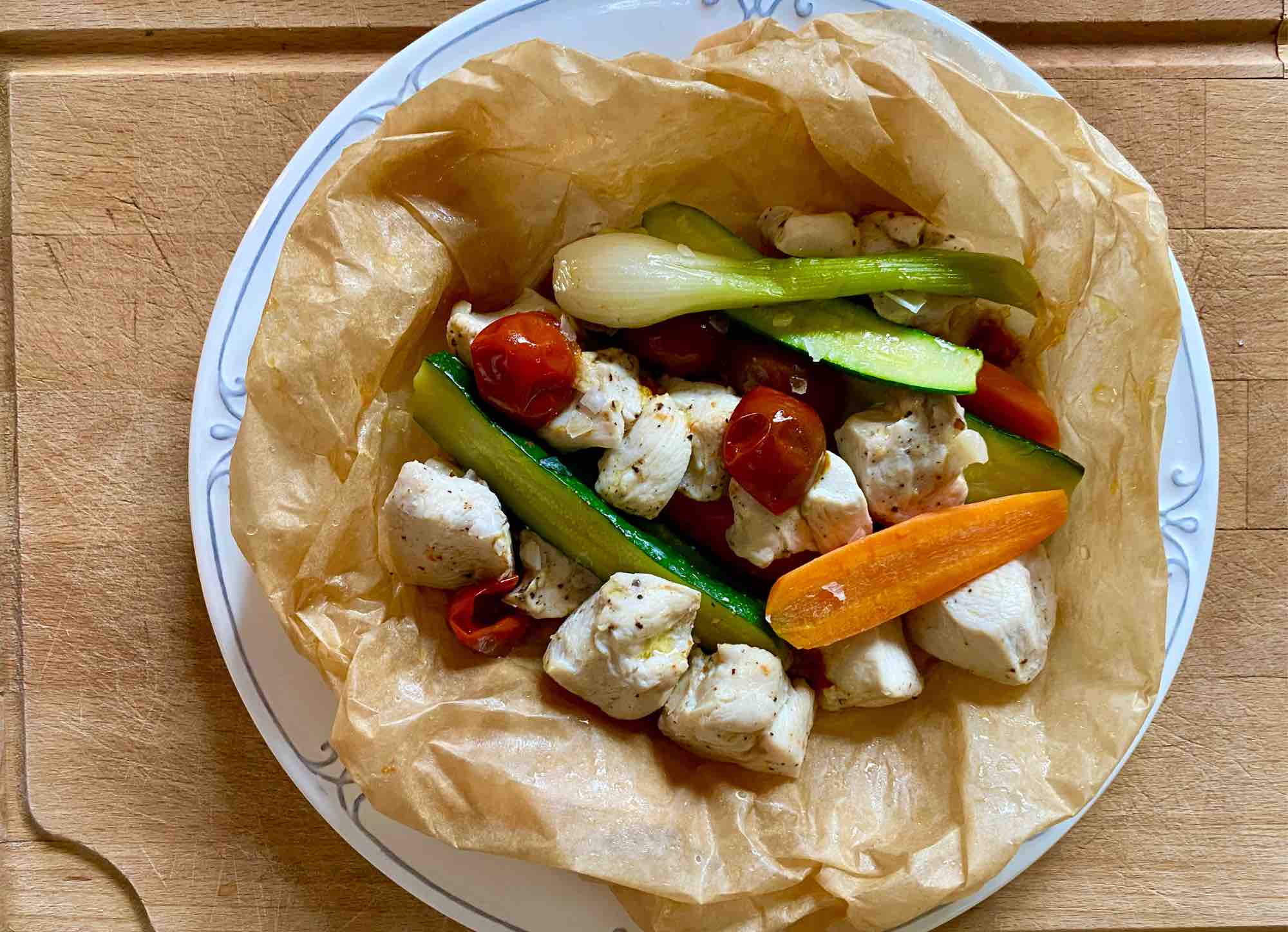 Ricetta cartoccio con verdure primaverili e pollo | Ricette Kenwood Club